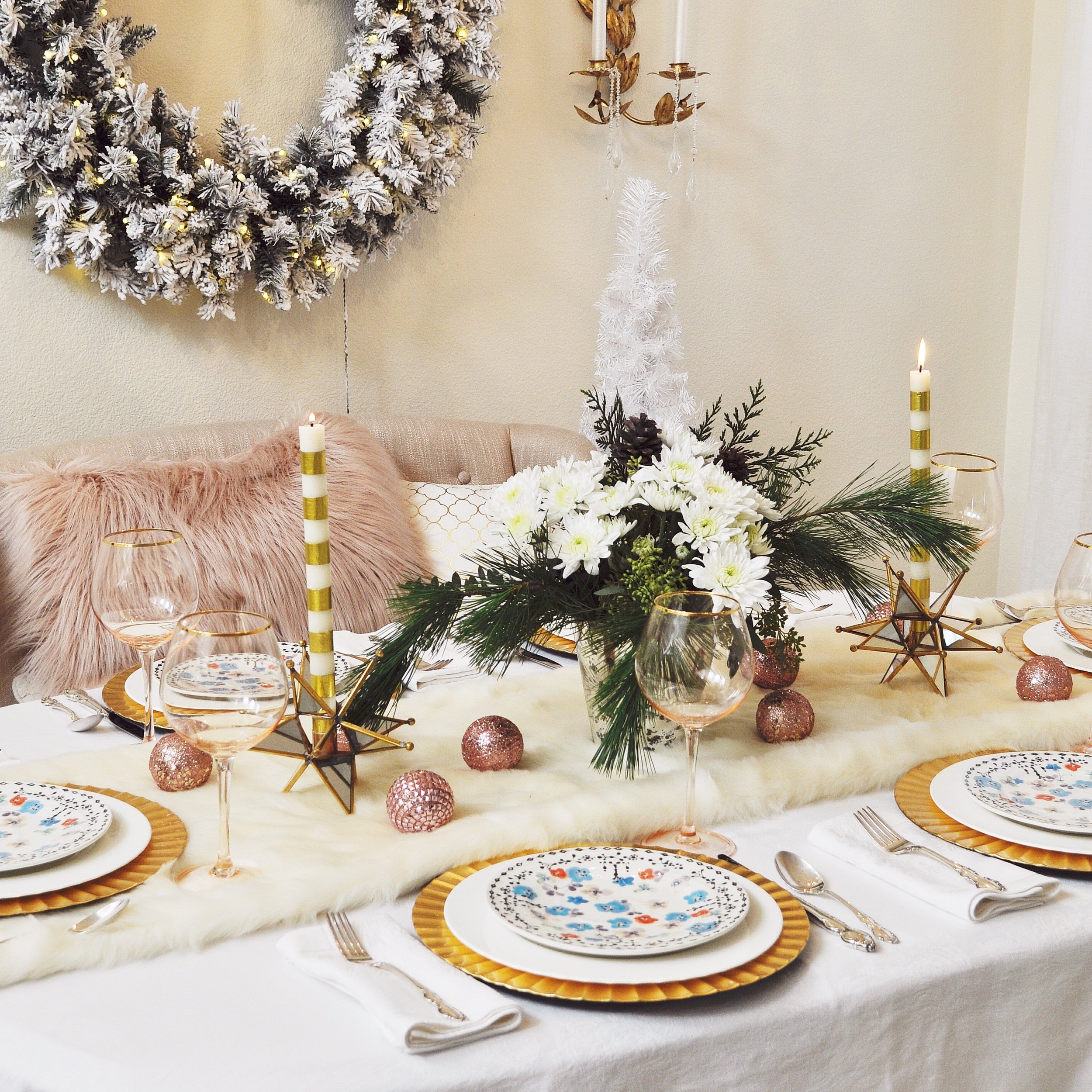 Seven Gorgeous Holiday Tablescape Ideas — 2 Ladies & A Chair