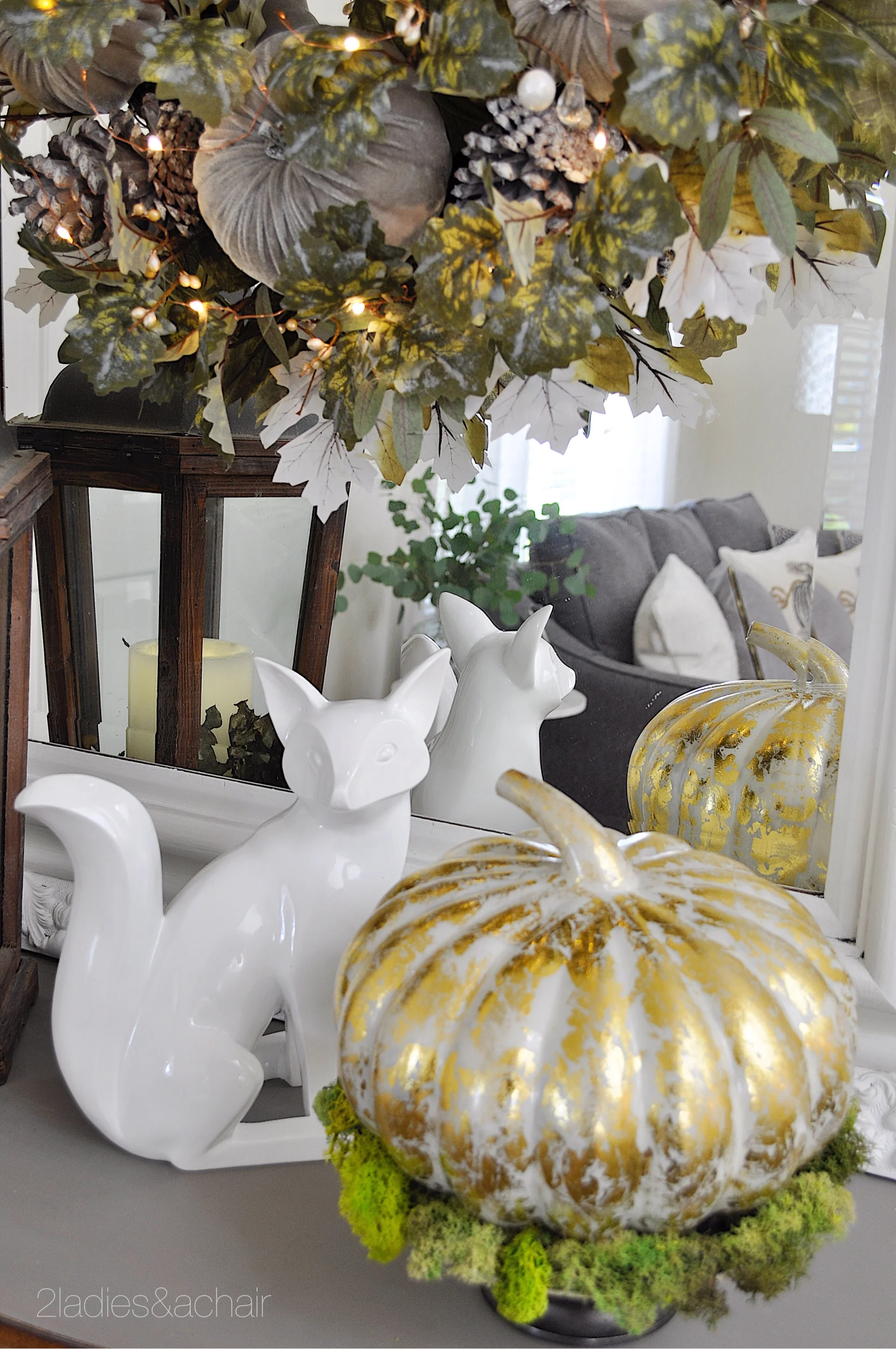 Decorate a Fall Entryway in 3 Easy Steps — 2 Ladies & A Chair