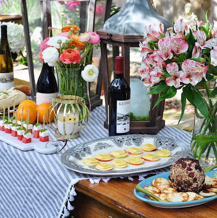 Easy Outdoor Entertaining — 2 Ladies & A Chair