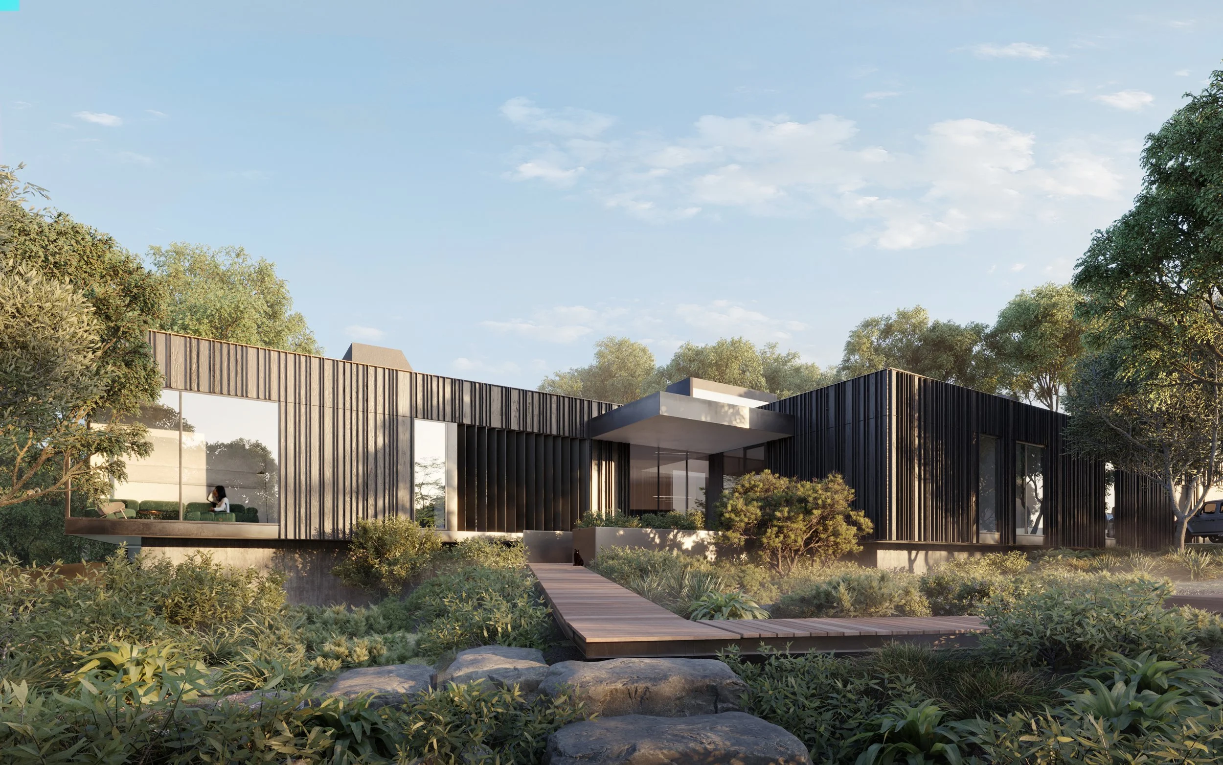 WORK - Free Flow House — Matt Fajkus Architecture - Sustainable ...