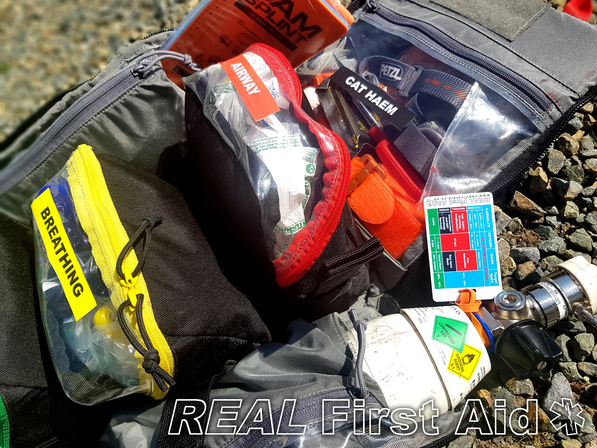 How to set up a medic bag — REAL First Aid