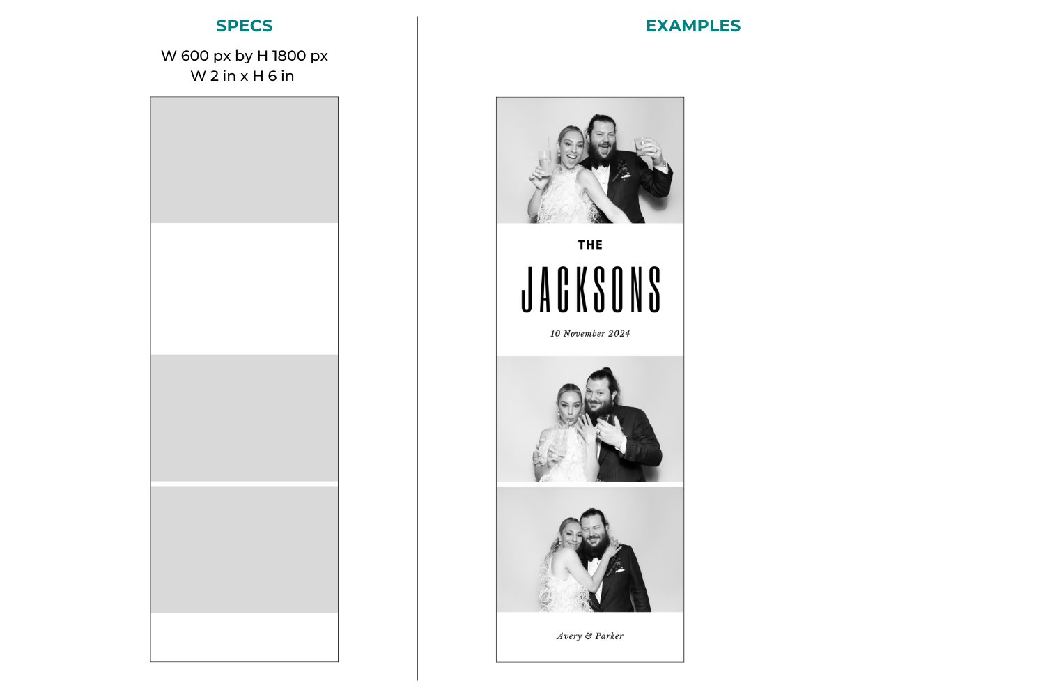 Print Specs - Photo Booth
