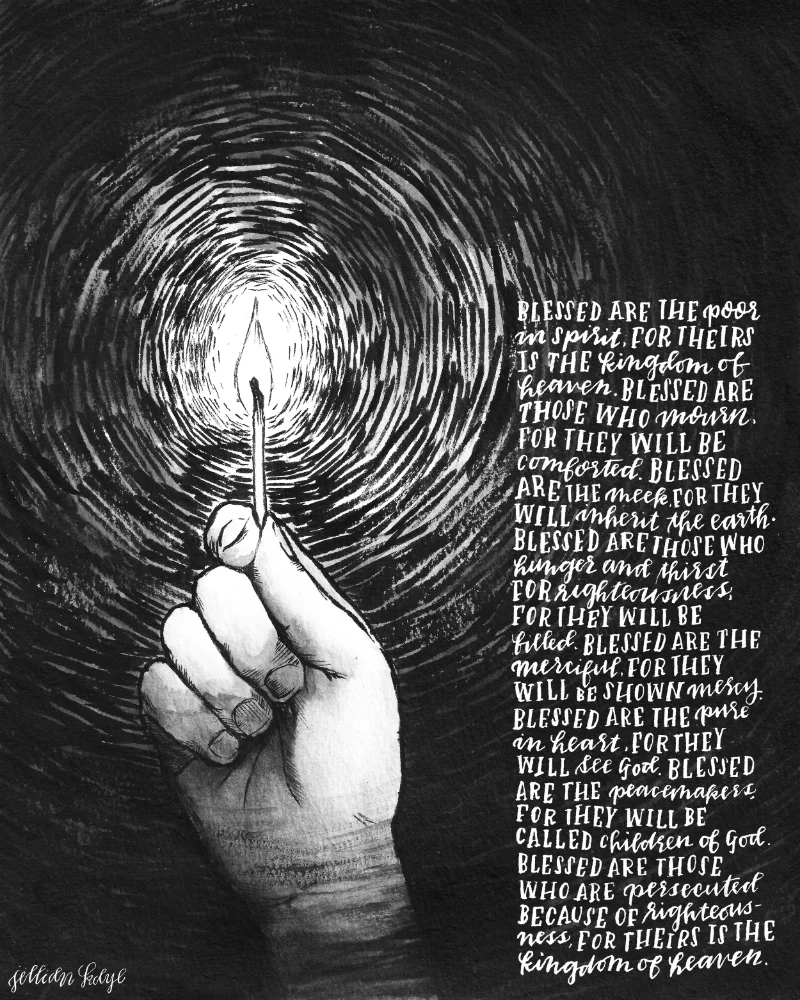 Blessed Are The Merciful Drawing