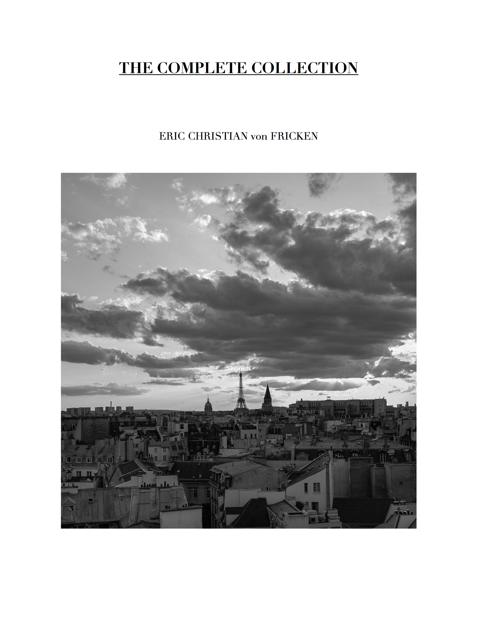 Sheet Music — ERIC CHRISTIAN