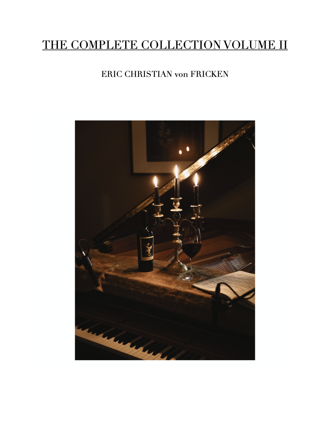Sheet Music — ERIC CHRISTIAN