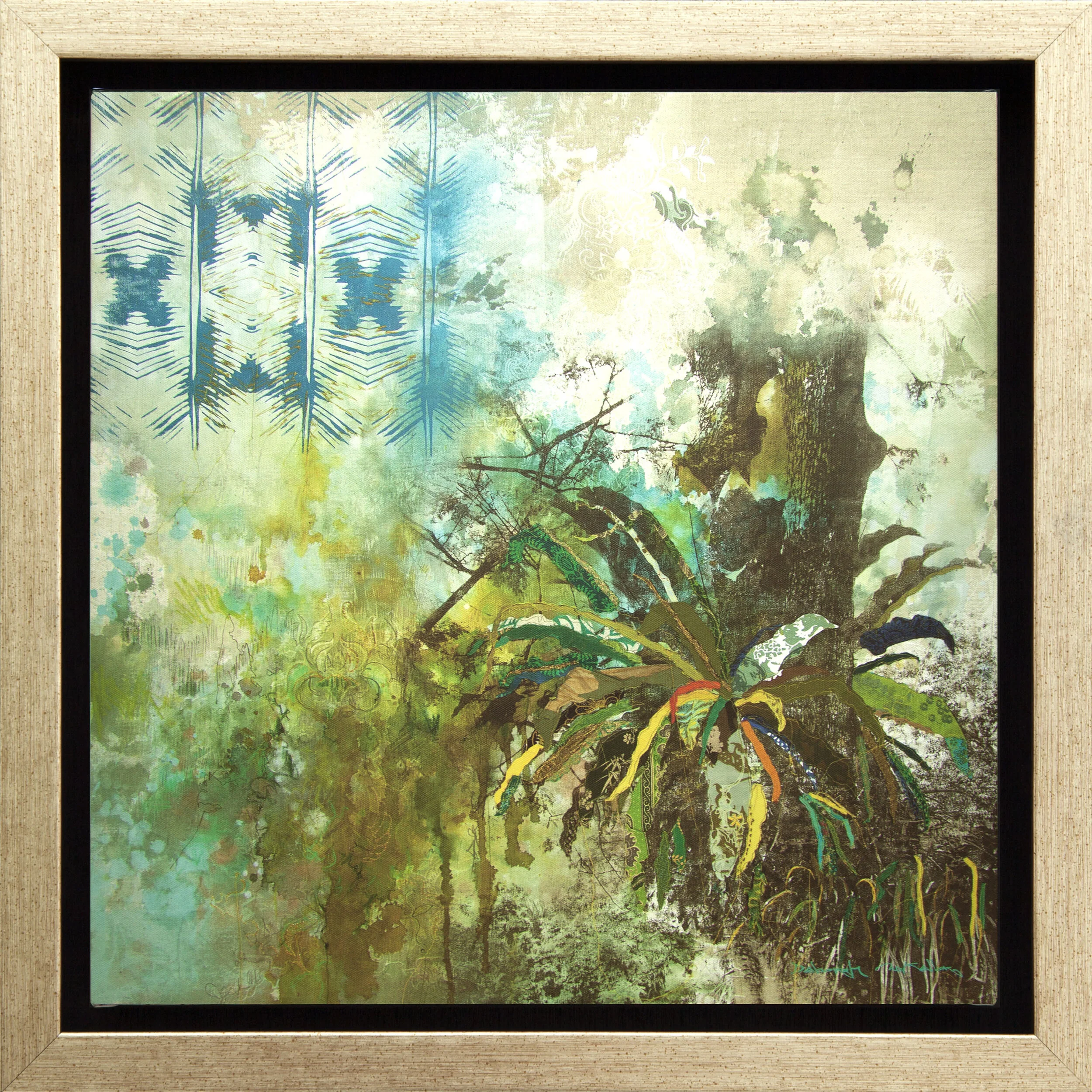 Jungle Batik Canvas Print — Talking Textiles