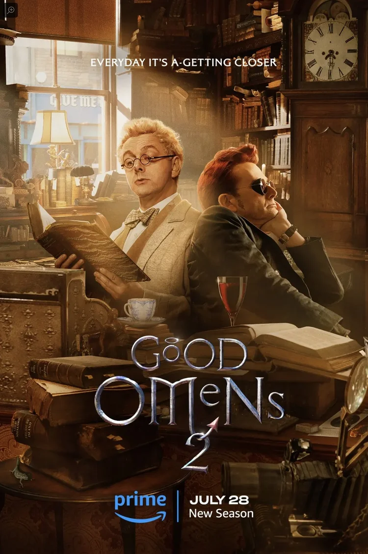 Neil Gaiman's GOOD OMENS Season 2 Gets a Poster and a Premiere Date ...