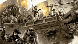 Cool Poster Art For MUPPET TREASURE ISLAND "Sailing For Adventure ...