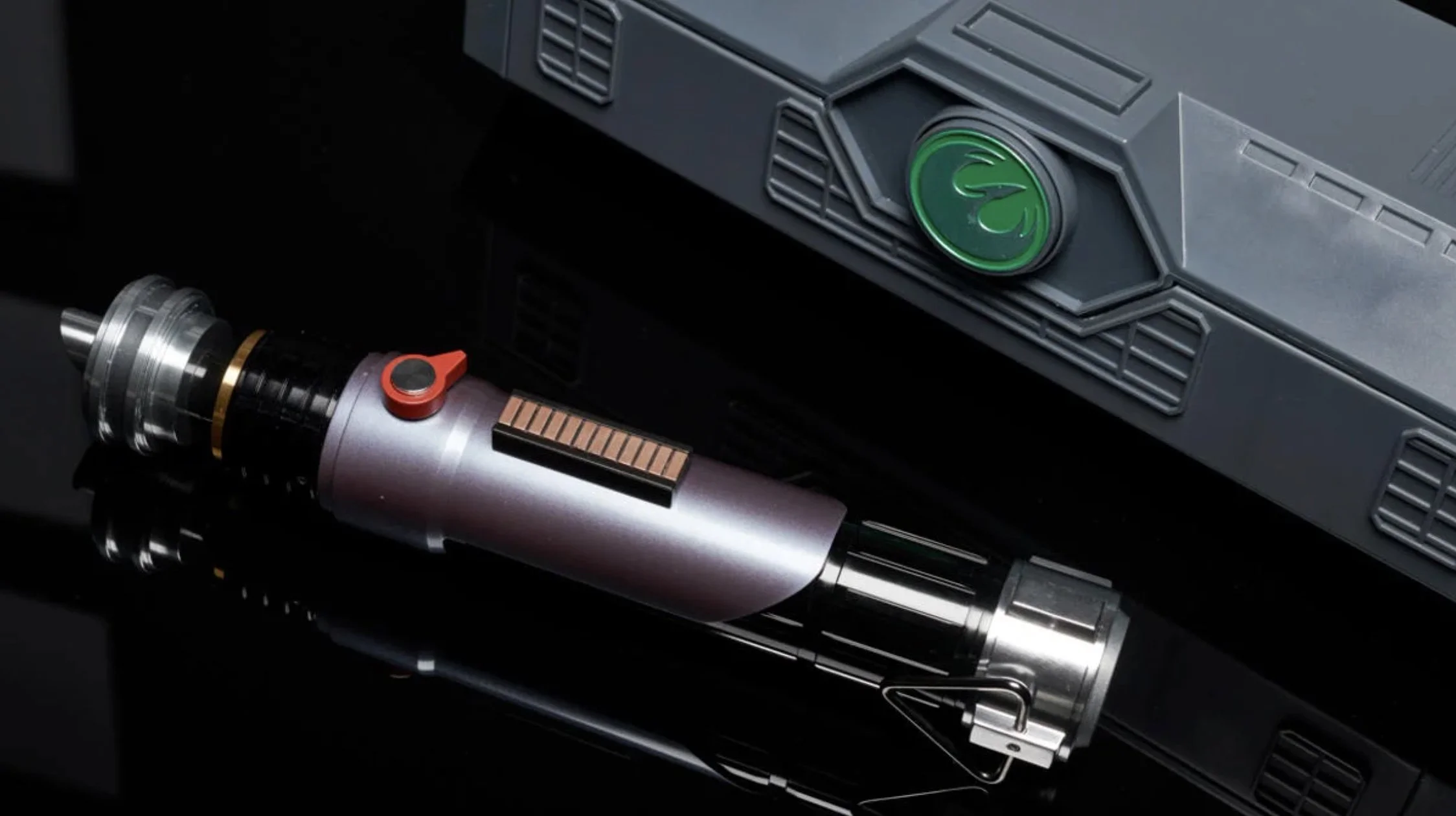 Ezra Bridger Lightsaber and First Order Stormtrooper Helmet STAR WARS ...