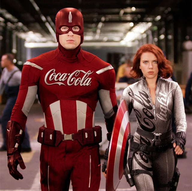 Popular Superheroes Get Corporate Sponsor Makeovers - Art Series ...