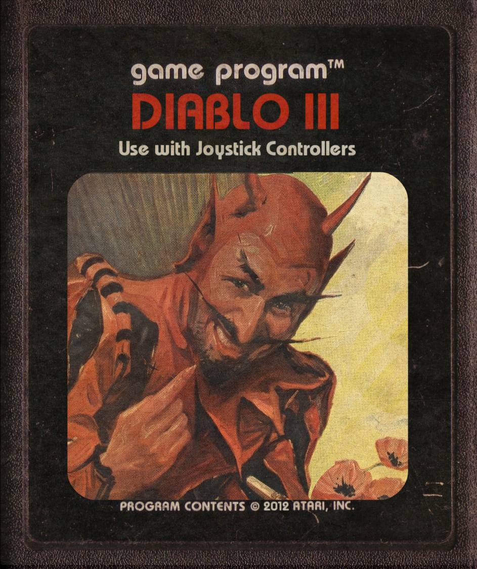 Classic Atari Style Cartridge Art for Modern Video Games — GeekTyrant