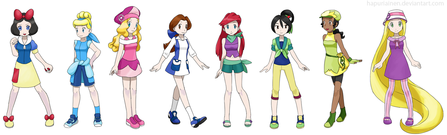 Disney Princesses as Pokemon Trainers — GeekTyrant