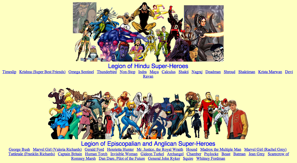 Detailed List of Superheroes' Religious Backgrounds — GeekTyrant