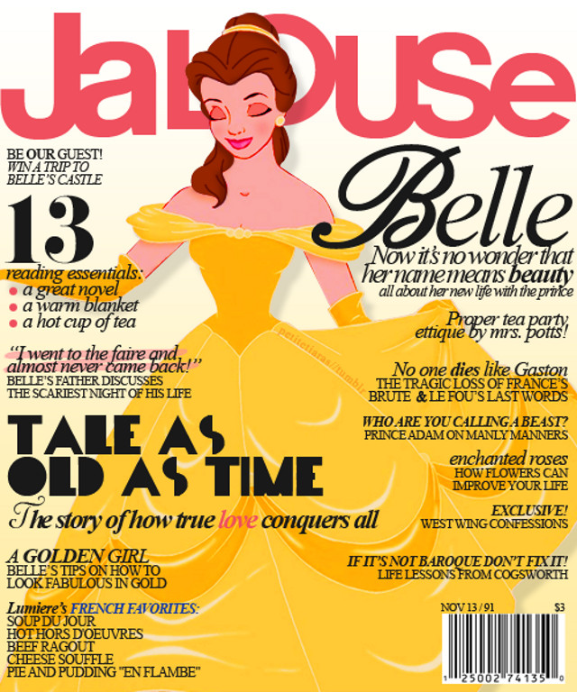 Disney Princesses As Magazine Cover Models — GeekTyrant