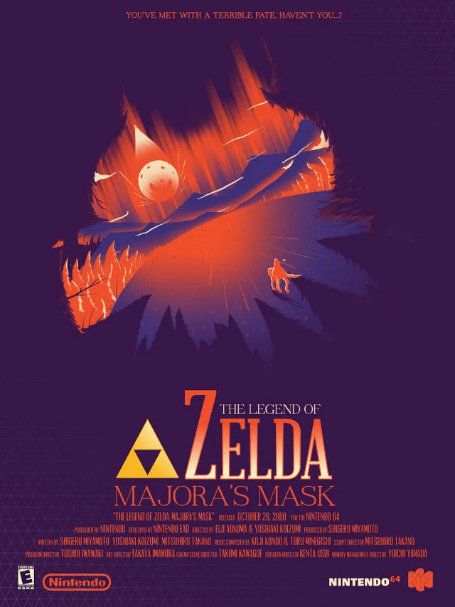 Fantastically Designed Video Game Poster Art - Zelda, Metal Gear, and ...