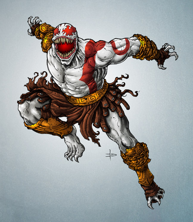 Crazy Mashup Art: GOD OF VENOM — GeekTyrant