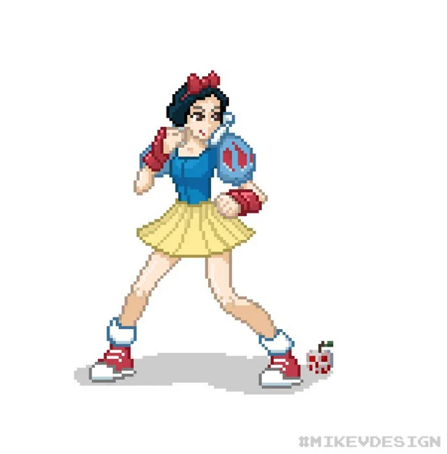 Disney Princesses Re-Imagined as Capcom Video Game Fighters — GeekTyrant