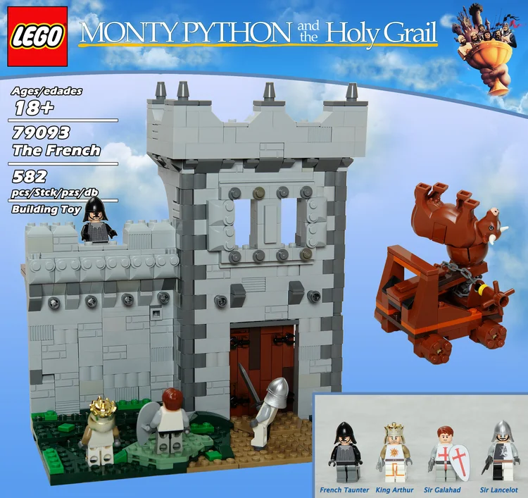 These MONTY PYTHON AND THE HOLY GRAIL LEGO Sets Need to Exist! — GeekTyrant