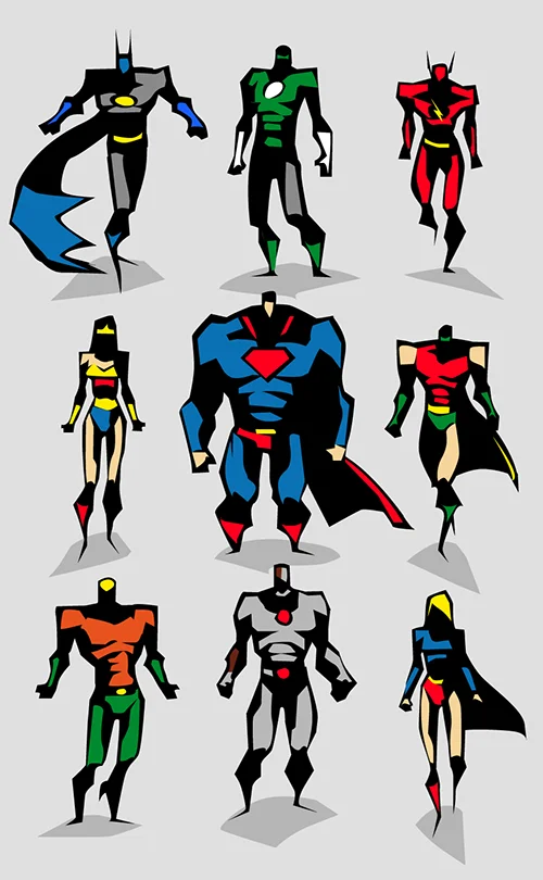 Cool, Unique Superhero Character Art from Bunka — GeekTyrant