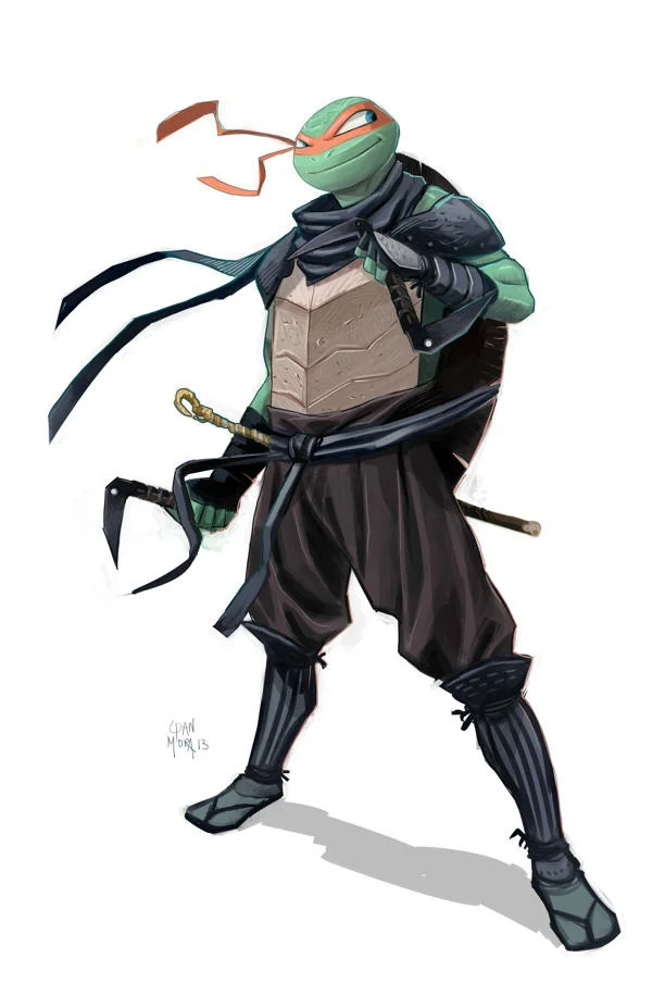 NINJA TURTLE Designs with More Traditional Ninja Armor — GeekTyrant