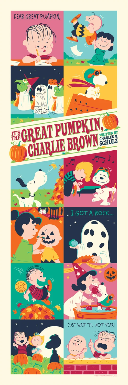 Great Poster Art for IT'S THE GREAT PUMPKIN, CHARLIE BROWN — GeekTyrant