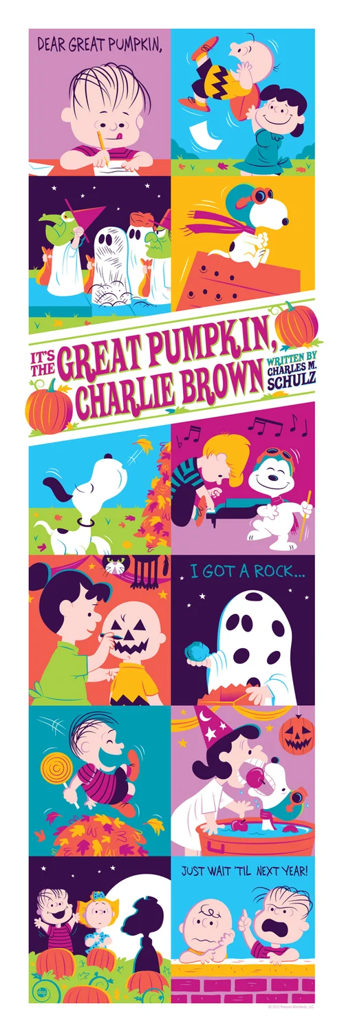 Great Poster Art for IT'S THE GREAT PUMPKIN, CHARLIE BROWN — GeekTyrant