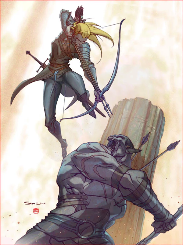 The Hobbit Azog Concept Art