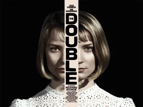 Posters for THE DOUBLE with Jesse Eisenberg and Mia Wasikowska — GeekTyrant
