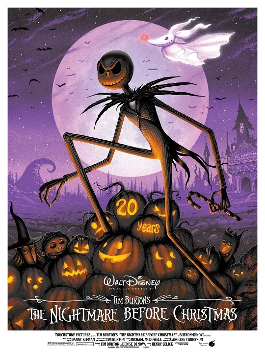 Poster Art for THE NIGHTMARE BEFORE CHRISTMAS 20th Anniversary — GeekTyrant
