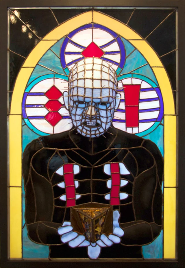 3D Stained Glass HELLRAISER Pinhead Window — GeekTyrant