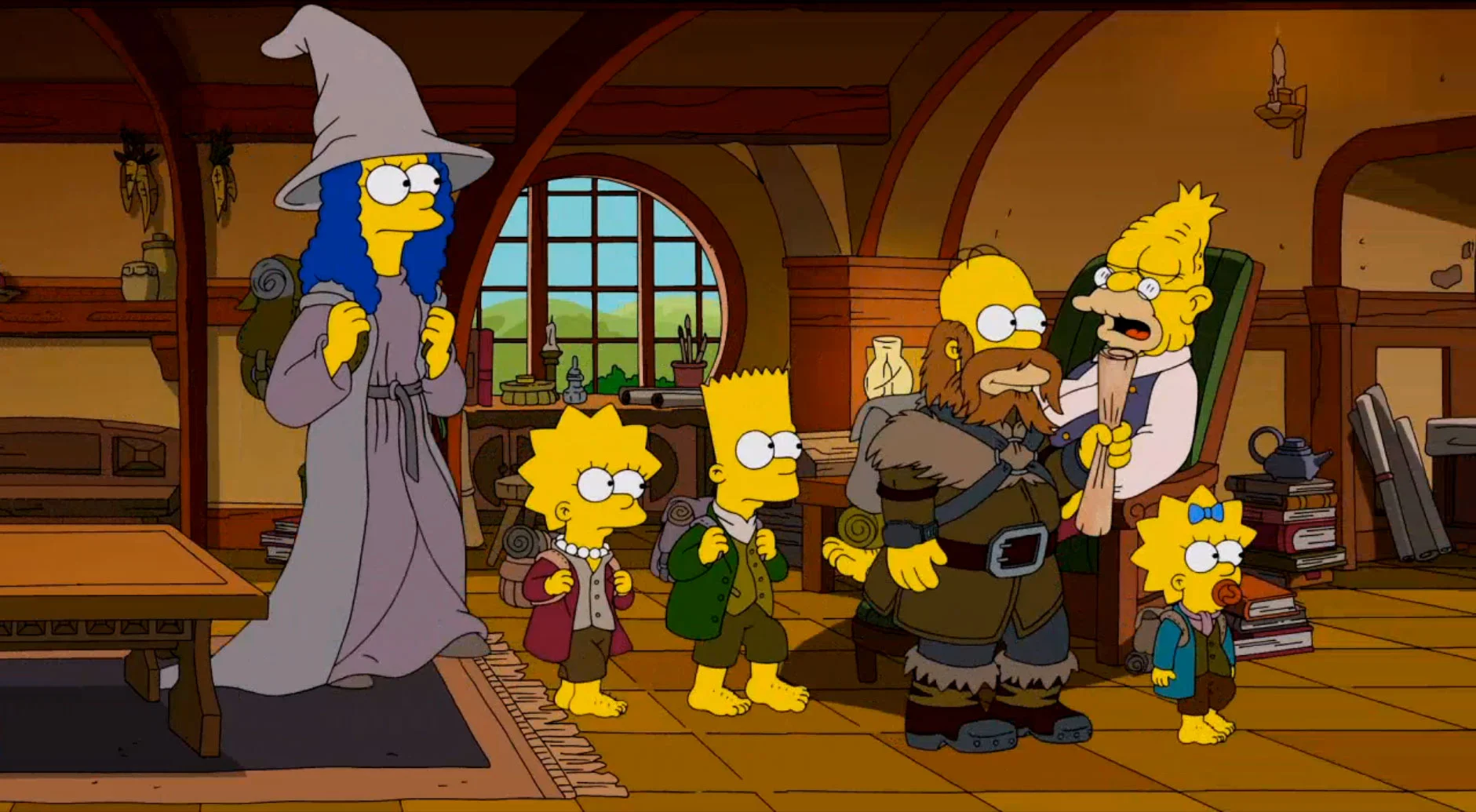 Amazing HOBBIT-Inspired Opening for The Simpsons — GeekTyrant