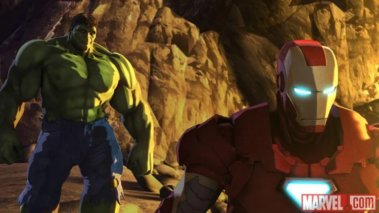 Hulk Armor Featured in IRON MAN & HULK: HEROES UNITED Photos — GeekTyrant