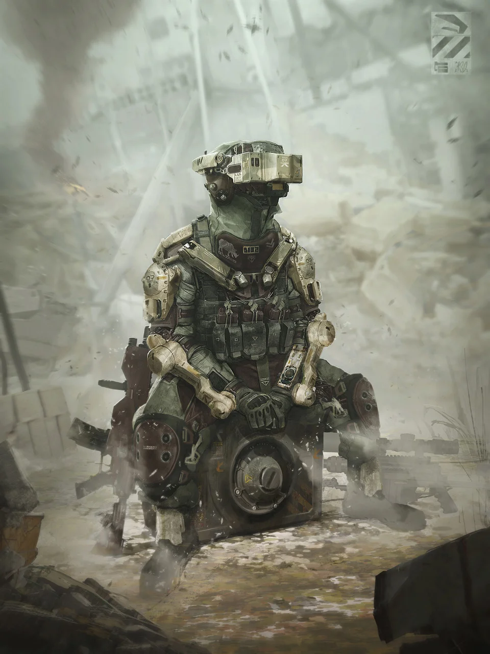 More Stunning Sci-Fi Military Cyborg Art — GeekTyrant