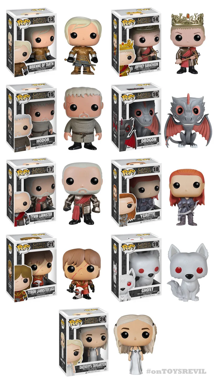 Check Out Funko's POP! GAME OF THRONES Toy Series — GeekTyrant