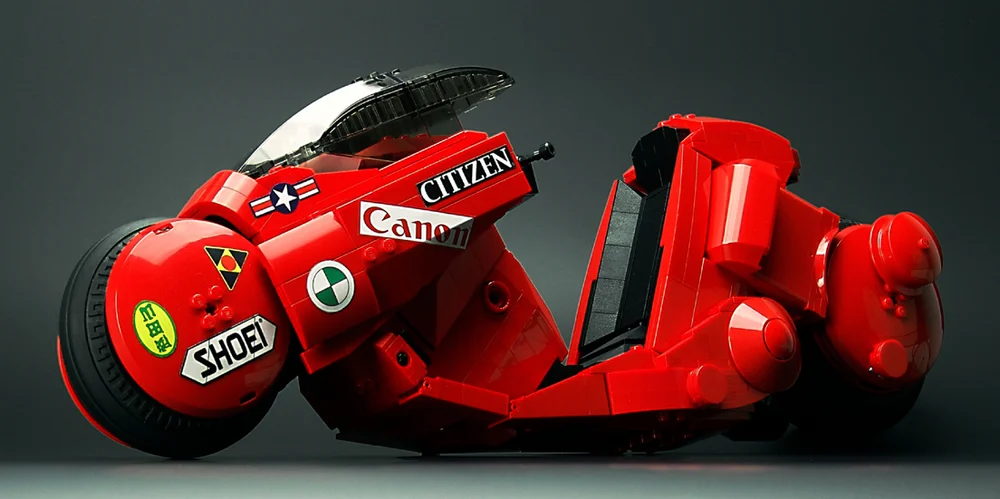 Awesome LEGO Model for AKIRA Motorcycle — GeekTyrant