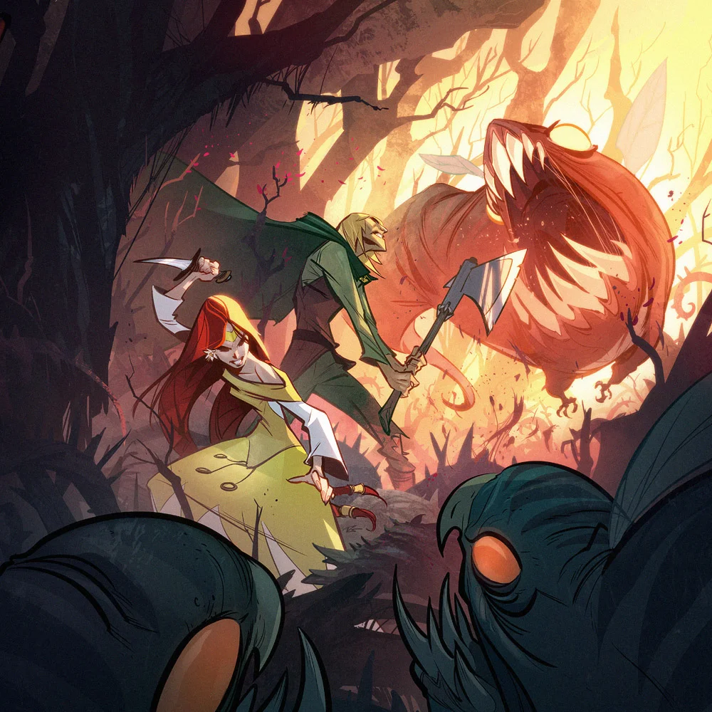 Fantastic Fantasy Action Illustration - BEAUTIFUL SCARS — GeekTyrant