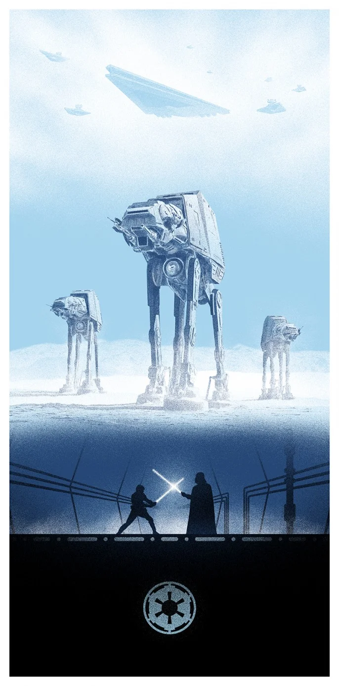 STAR WARS Trilogy Triptych Art Set by Marko Manev — GeekTyrant