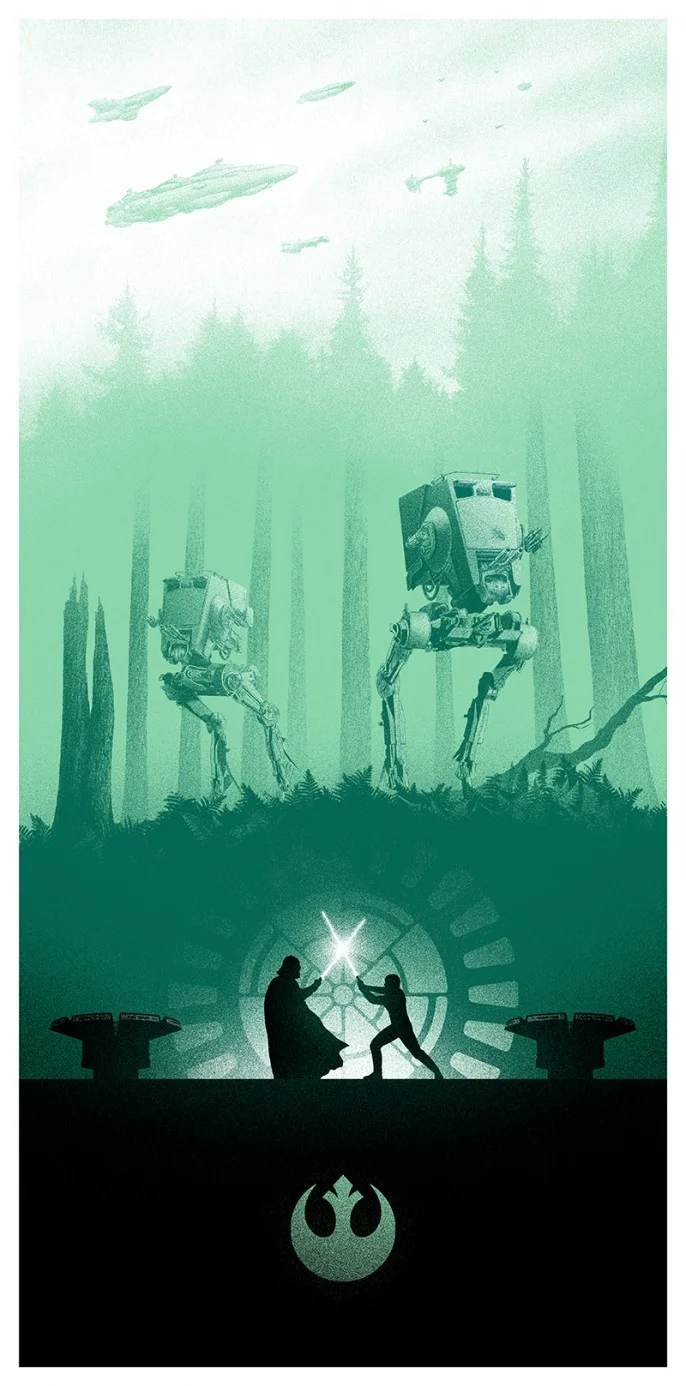 STAR WARS Trilogy Triptych Art Set by Marko Manev — GeekTyrant
