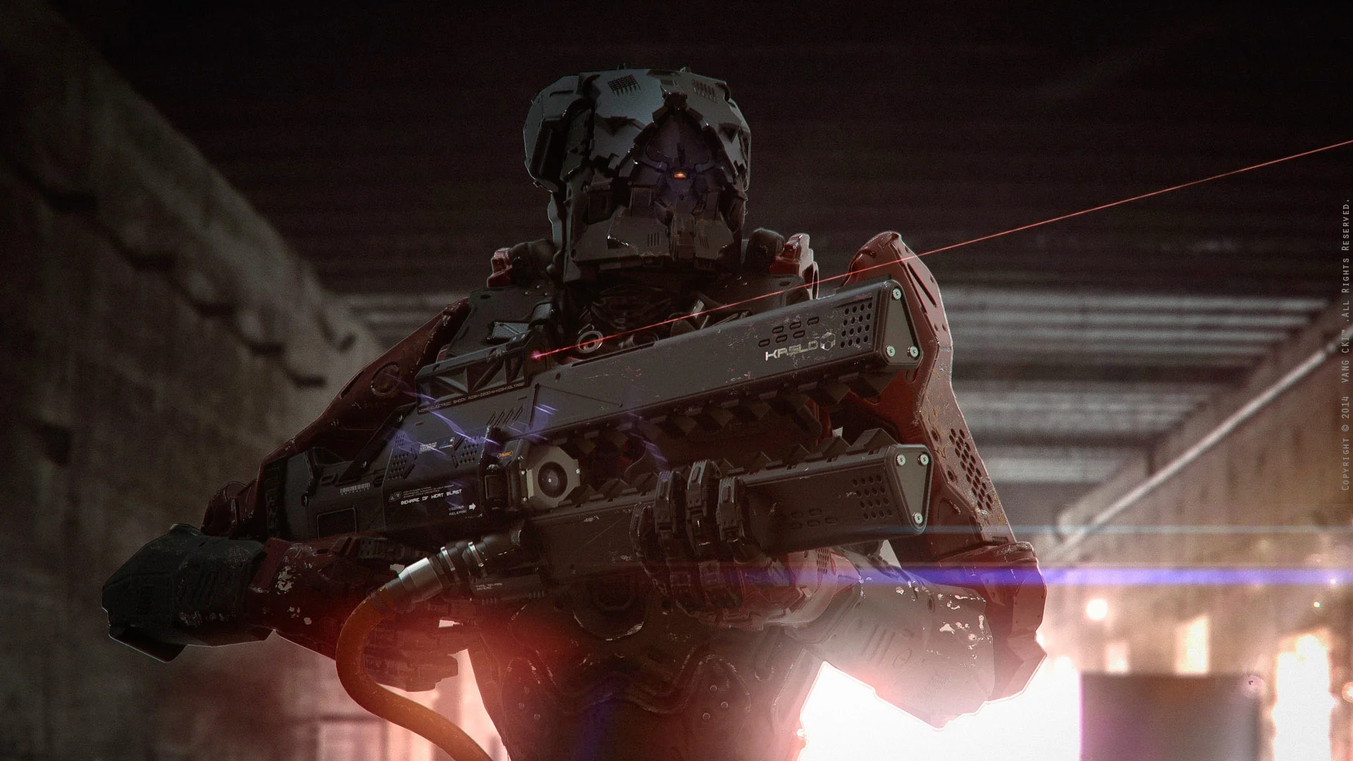 Stunning Sci-Fi Military Robot Art - Deployment Order Launched — GeekTyrant