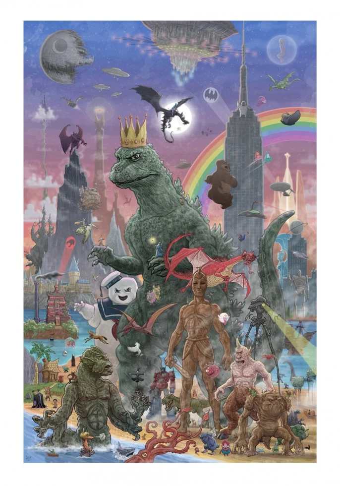 Epic Geek Culture Icon Poster by PJ McQuade — GeekTyrant