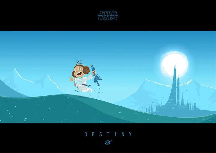 “Destiny” Art Series Features Young Versions of Chewie, Han, and More ...