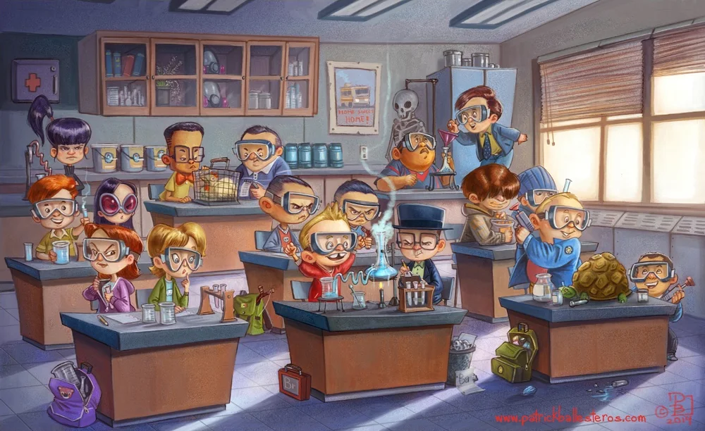 Breaking Lab - BREAKING BAD Characters As Kids — GeekTyrant