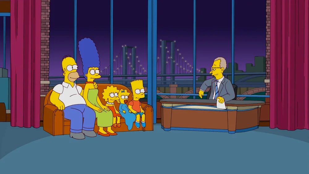 THE SIMPSONS’ Tribute to David Letterman — GeekTyrant