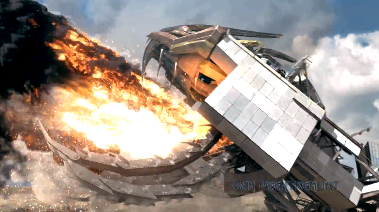 Giant Earthmover Turned into Transformer with VFX — GeekTyrant