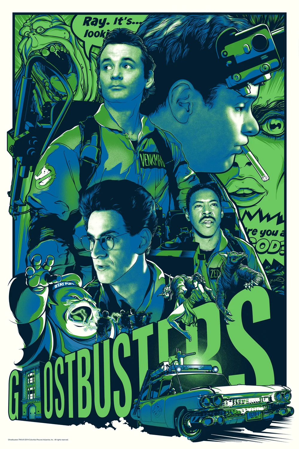 9 New GHOSTBUSTERS Posters from the 30th Anniversary Art Show — GeekTyrant