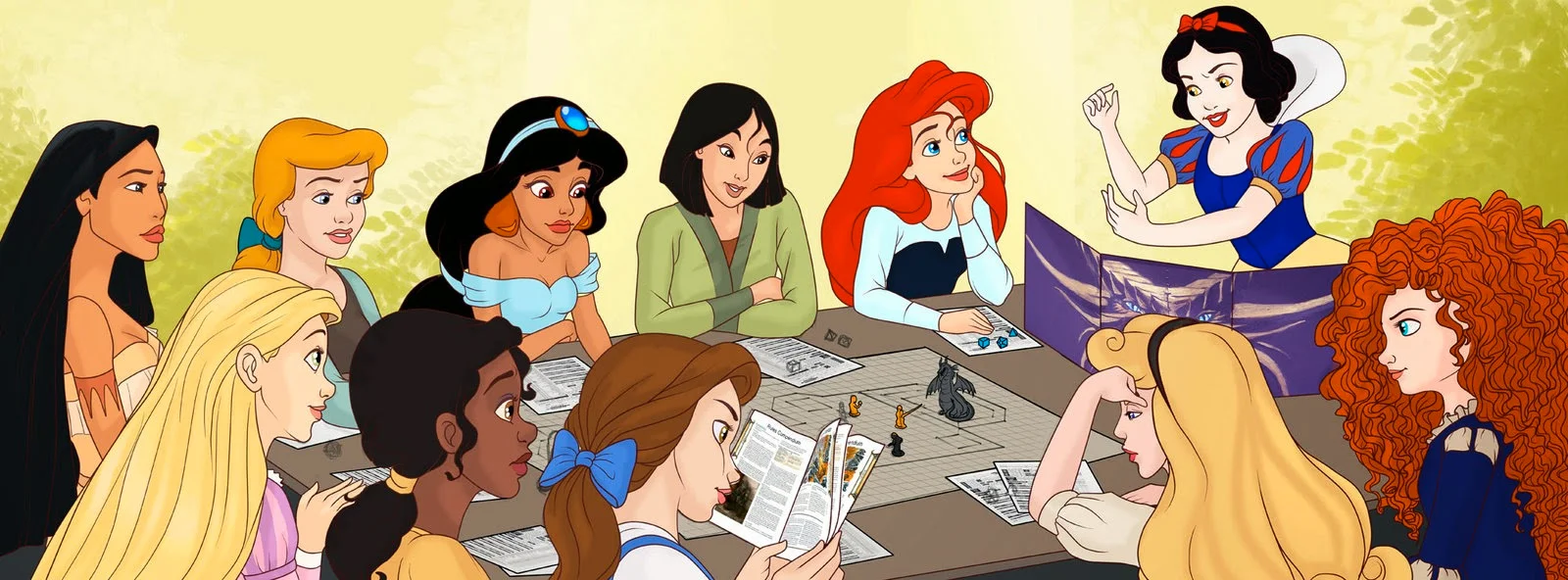 All the Disney Princesses Play Dungeons and Dragons — GeekTyrant
