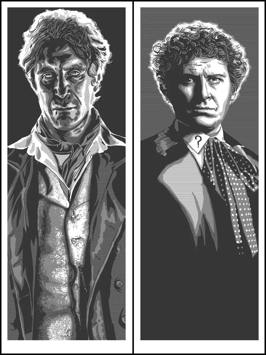 DOCTOR WHO Portrait Series by Tim Doyle — GeekTyrant