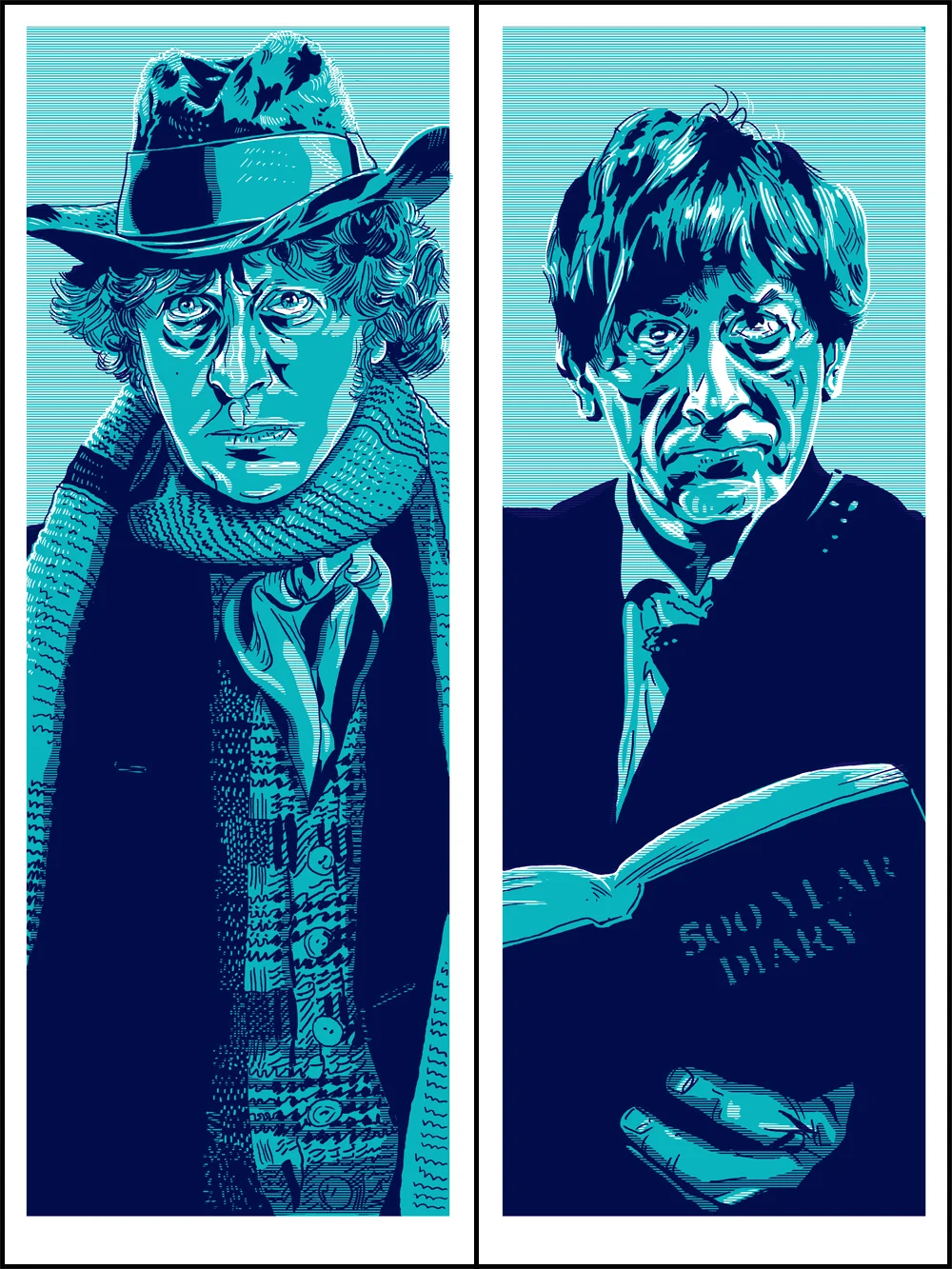 DOCTOR WHO Portrait Series by Tim Doyle — GeekTyrant
