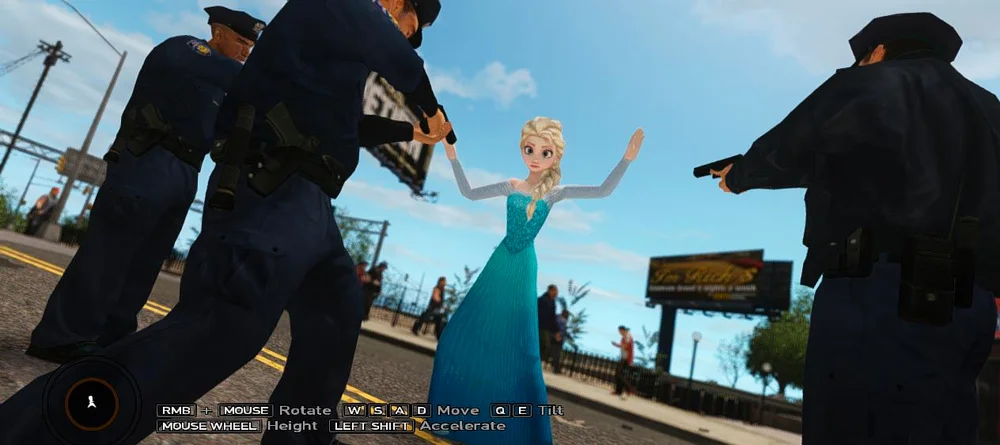 FROZEN’s Anna and Elsa Cause Murder and Mayhem in GTA IV Mod — GeekTyrant