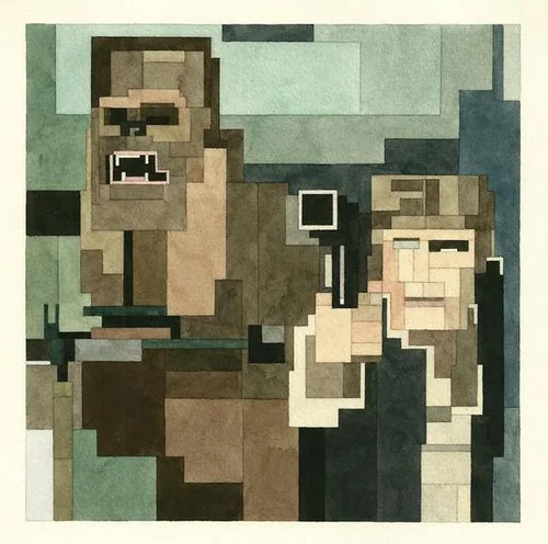Cool Geometric STAR WARS Paintings by Adam Lister — GeekTyrant